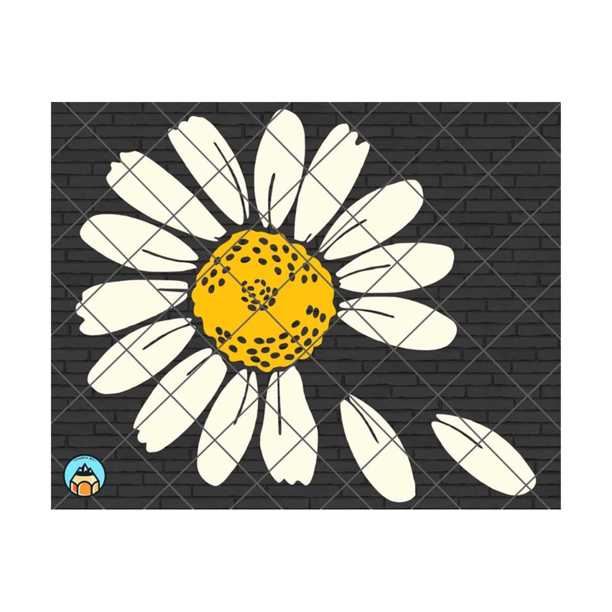 Daisy Svg Flower Svg Daisy flower Svg Sunflower Svg Daisy de | Inspire ...