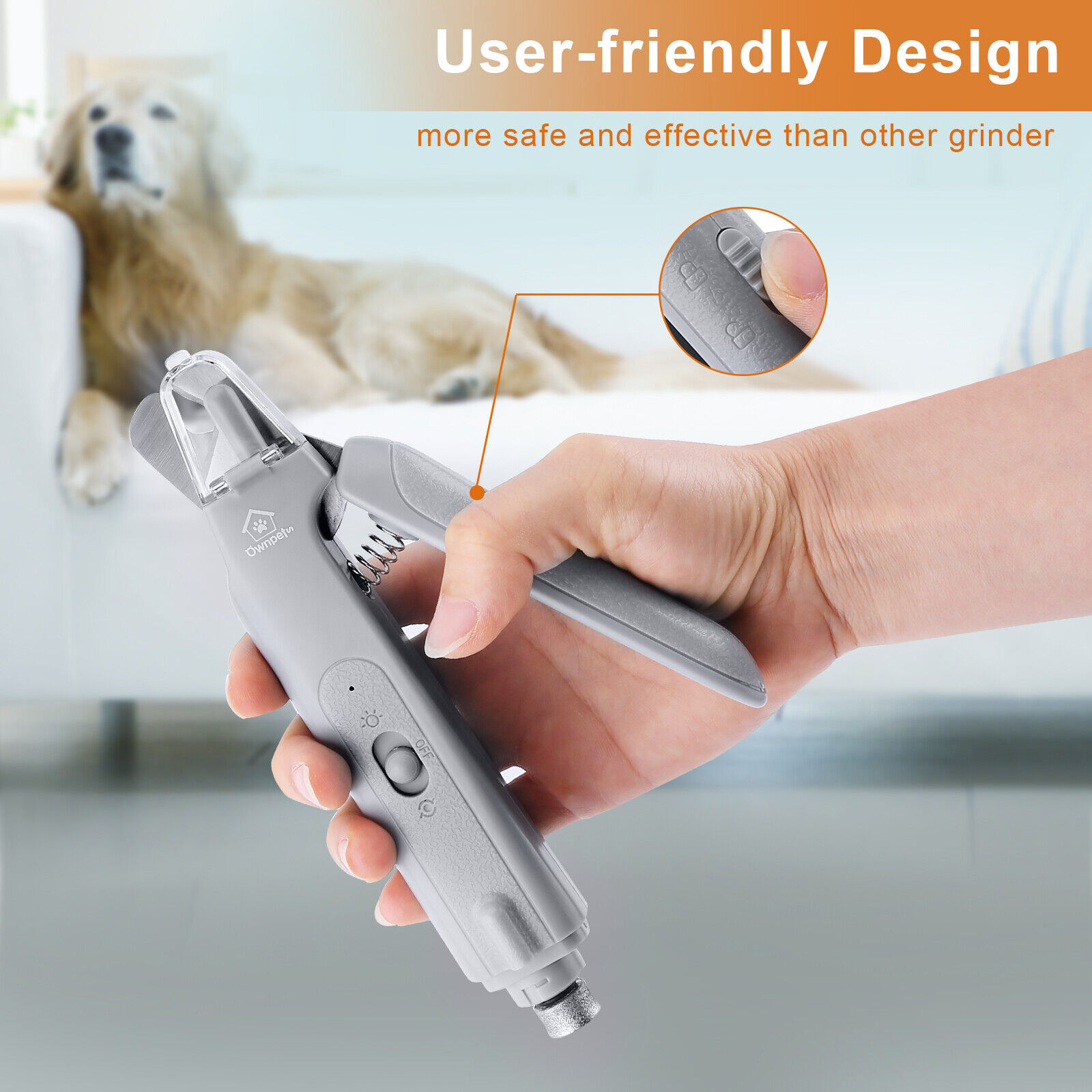 3-in-1 Pet Nail Grinder & Trimmer | Inspire Uplift