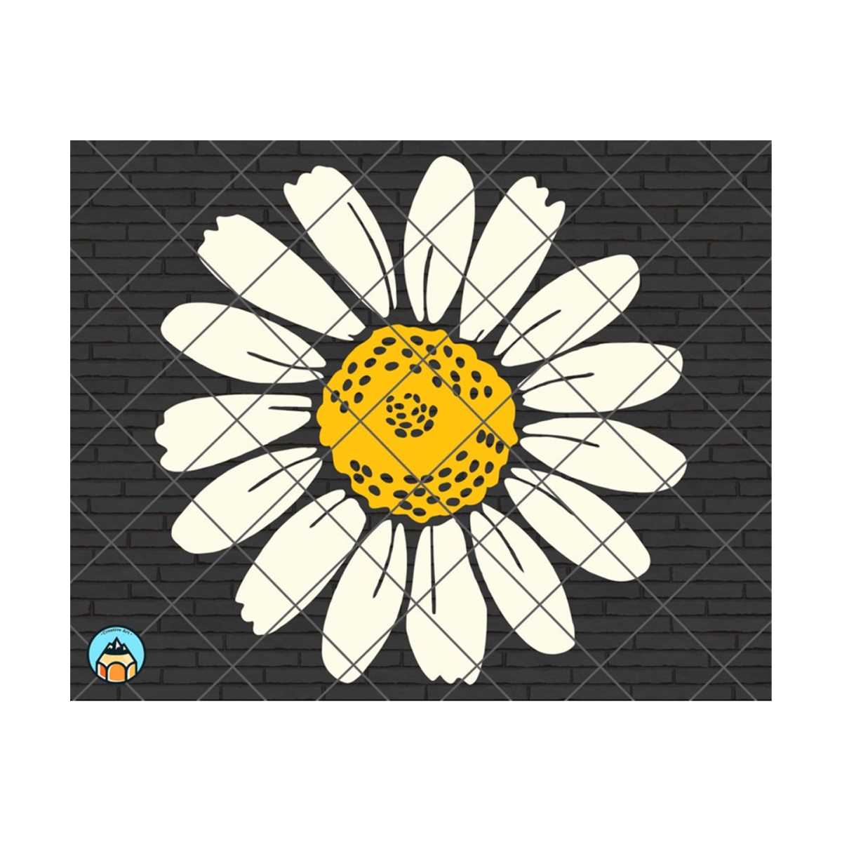 Daisy Svg Flower Svg Daisy flower Svg Sunflower Svg Daisy de | Inspire ...