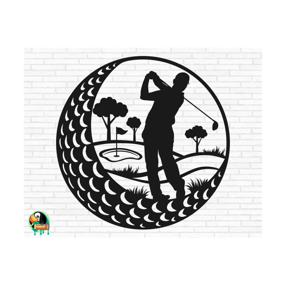 Golfing SVG, Golfer svg, Golf Ball svg, Golf Club svg, Golf | Inspire ...