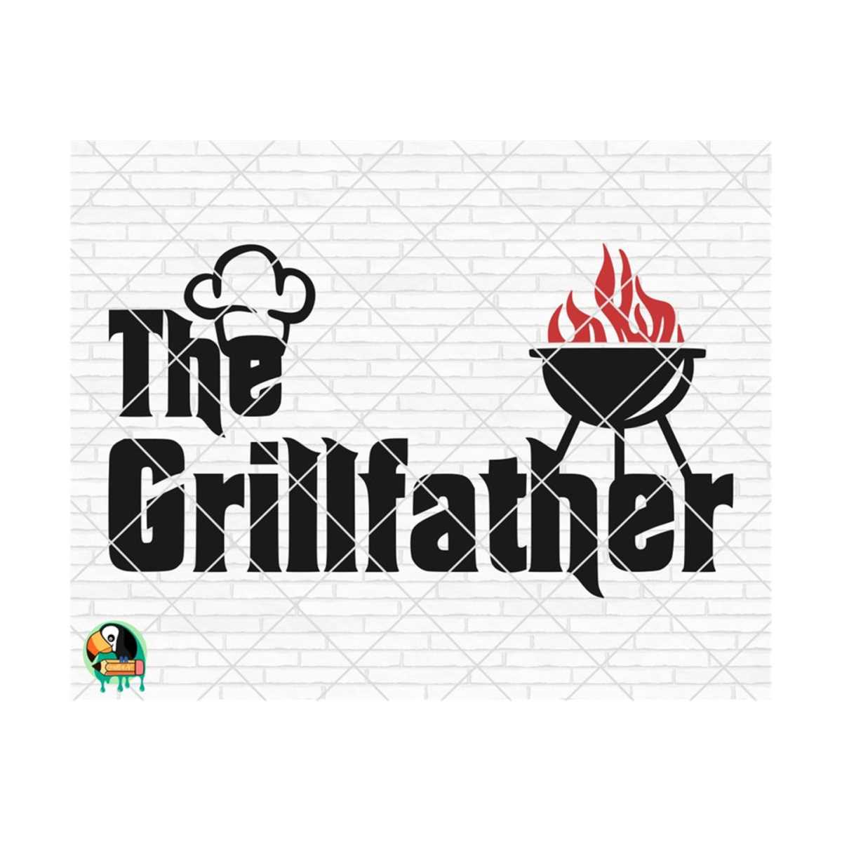 The Grillfather SVG, Father's Day Svg, The Grillfather Desig | Inspire ...