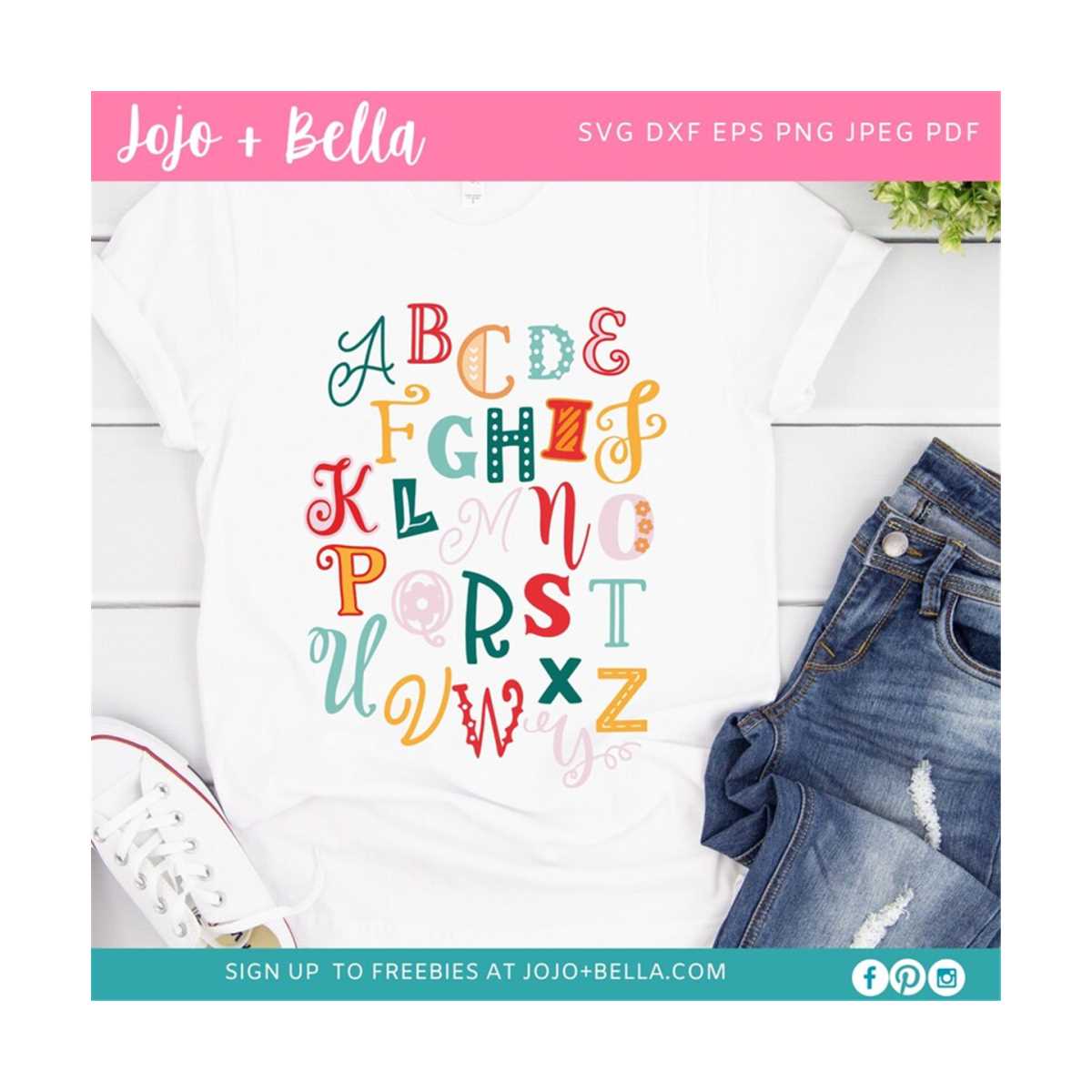 Alphabet svg, letters svg, floral alphabet svg, alphabet cl | Inspire ...
