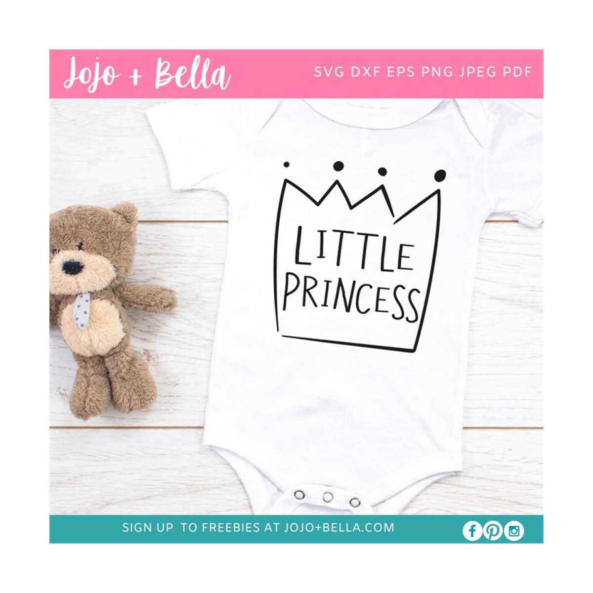 Little princess svg, little prince svg, baby onesie svg, svg - Inspire ...