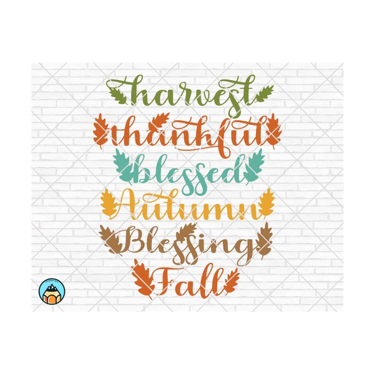 Fall Word Art svg, Autumn svg, Fall svg, Thankful svg, Hallo - Inspire ...