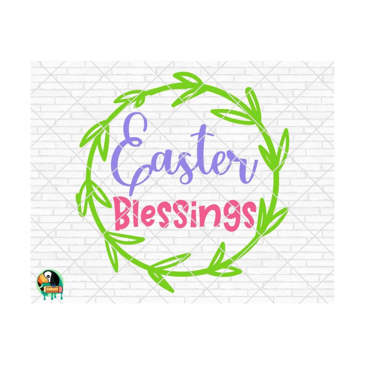 Easter Blessings SVG, Easter Svg, Spring Svg, Easter Design | Inspire ...