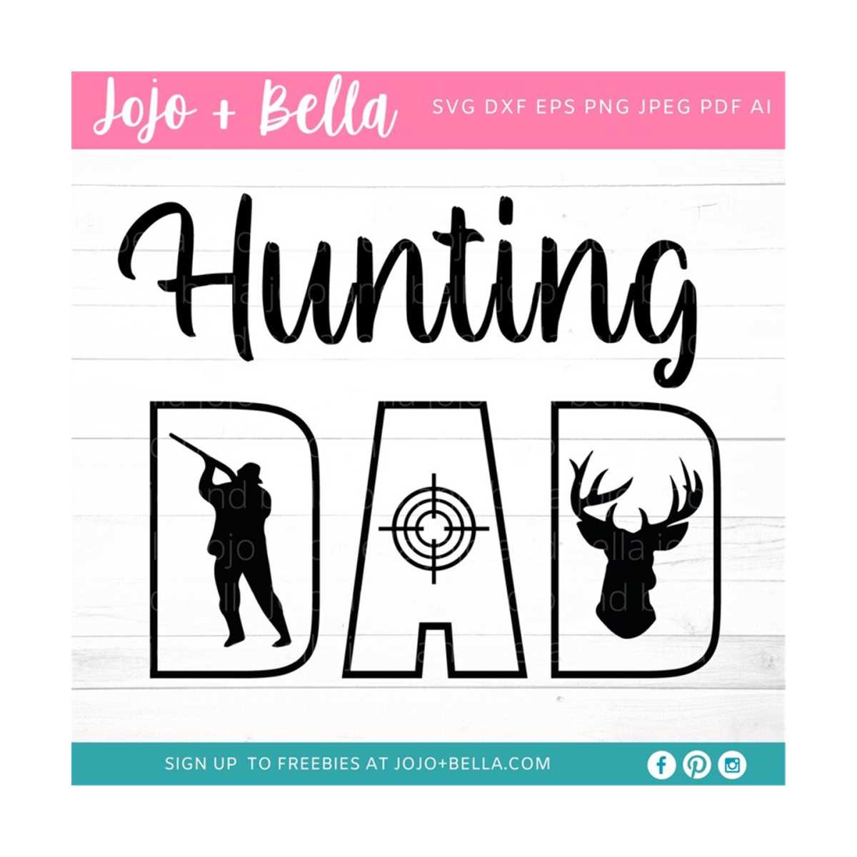 Hunting Dad Svg, Dad svg, Fathers Day Svg, Dad Hunting Svg, | Inspire ...