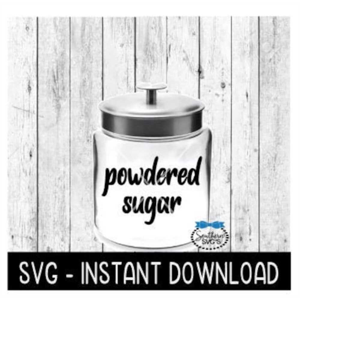 Pantry Labels SVG, Farmhouse Canister Jars SVG Files, Glass - Inspire ...