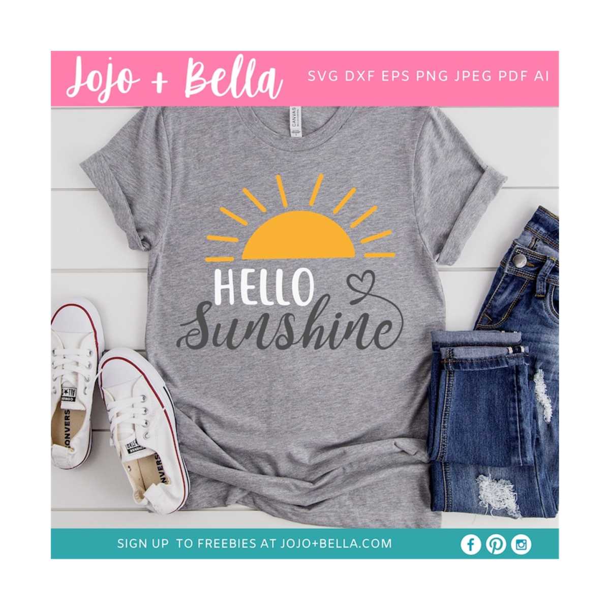 Hello Sunshine svg, Summer SVG, Boho svg, Sun Svg, Vacation | Inspire ...