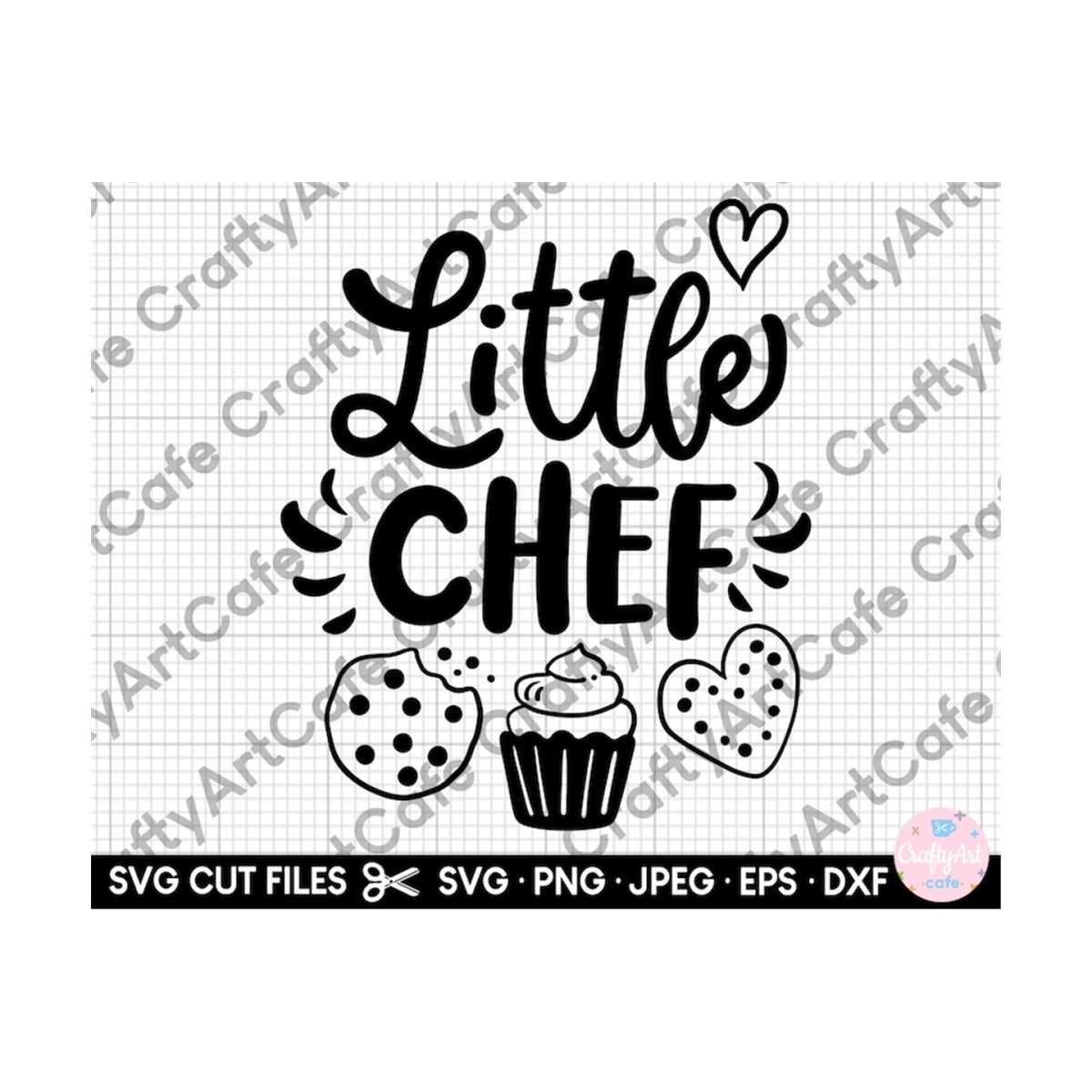 little chef svg png dxf eps chef svg for kids | Inspire Uplift