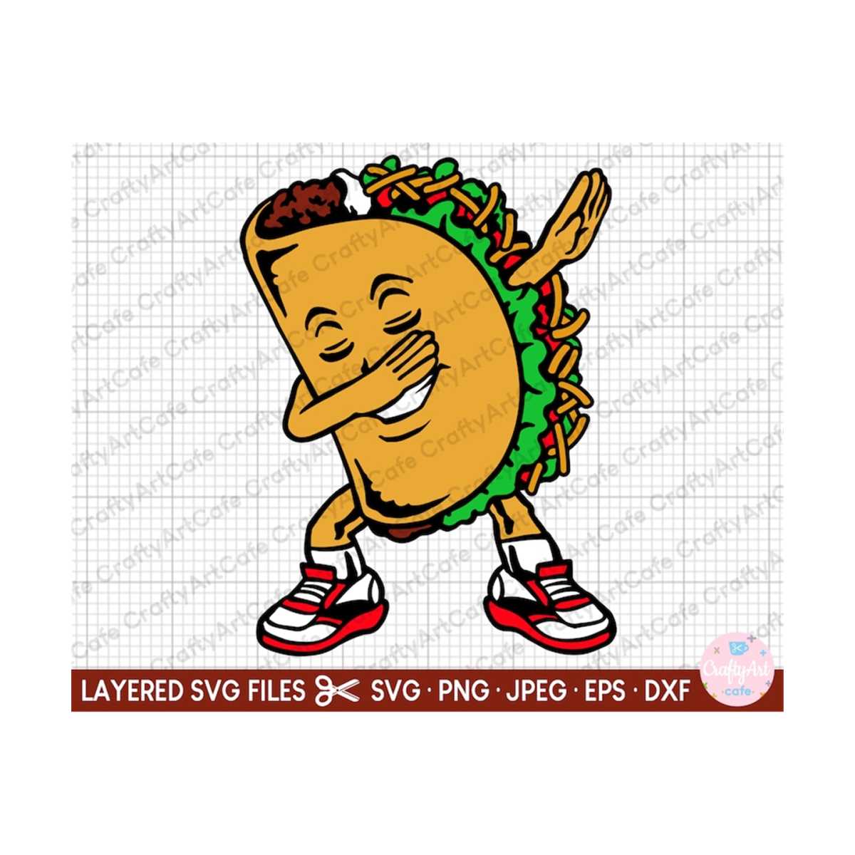 dabbing taco svg png dancing taco svg png clipart | Inspire Uplift