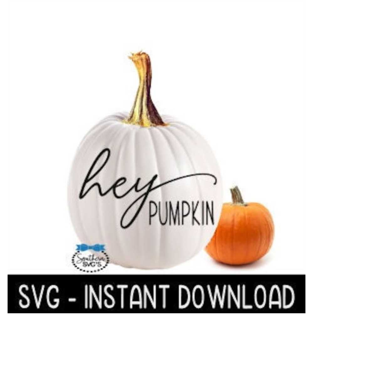 Hey Pumpkin SVG, Pumpkin Decal SVG Files, Halloween SVG Inst | Inspire ...