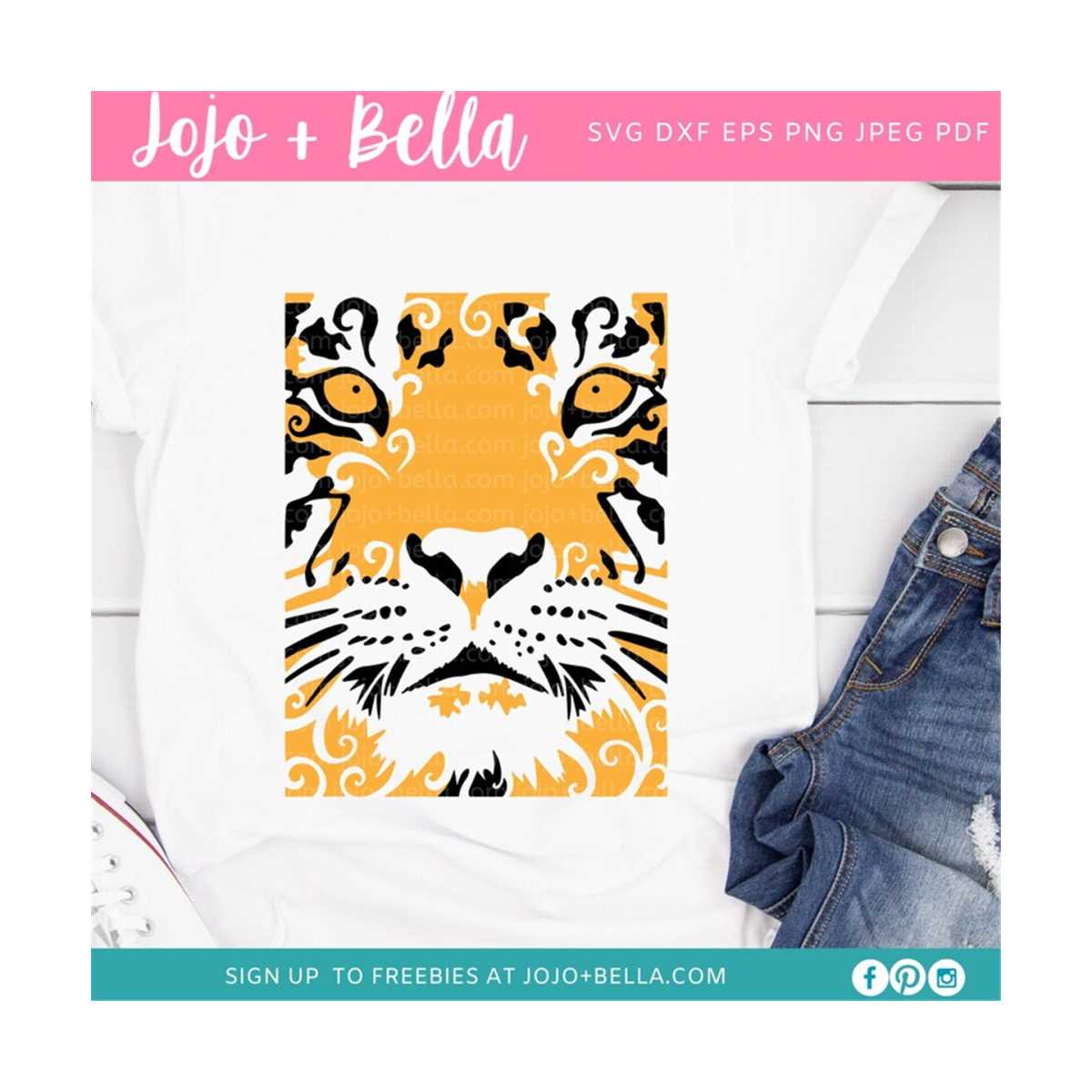 Tiger Face Svg, Tiger Svg, Tiger Png, Tiger Cut File, Tigers | Inspire ...