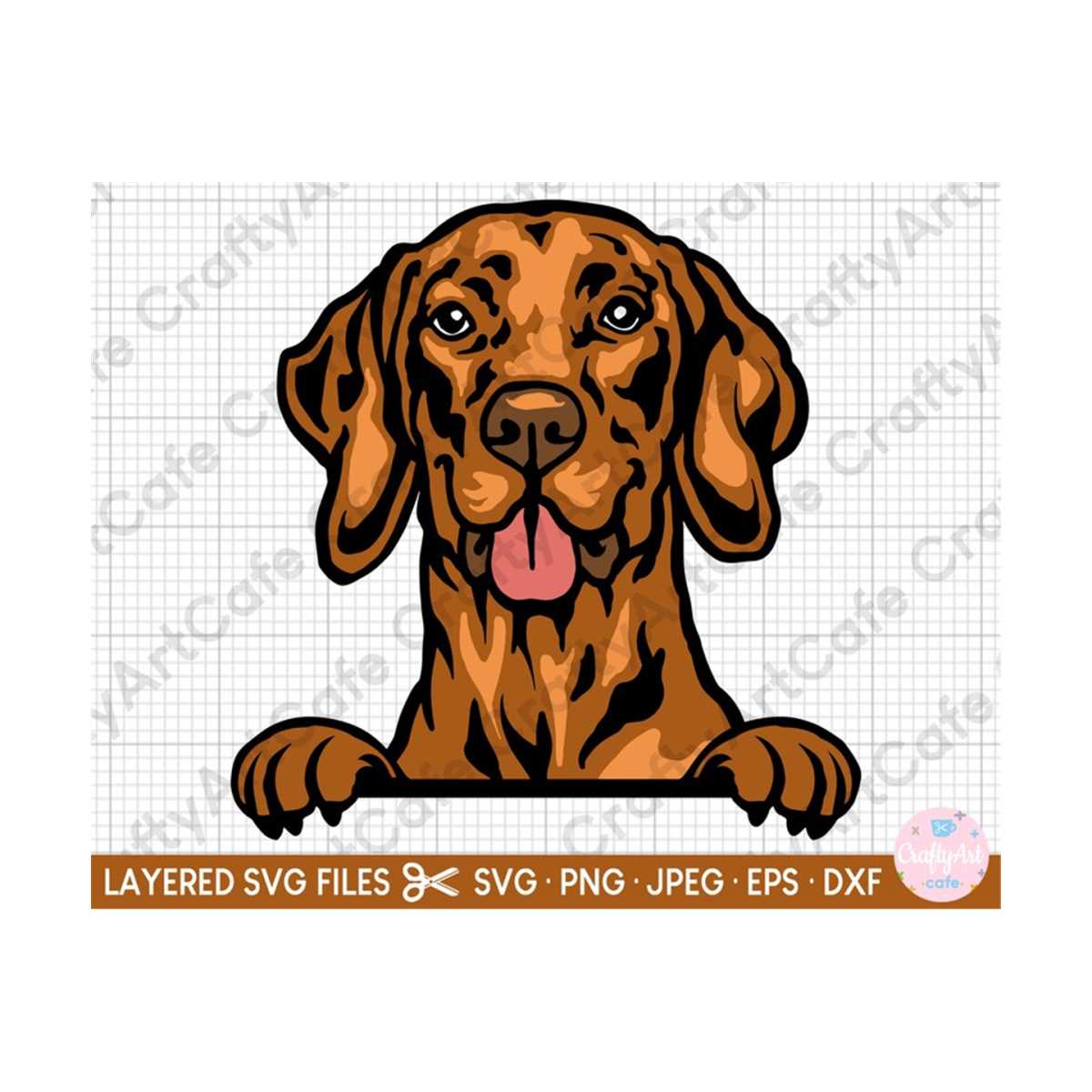 vizsla svg for cricut vizsla svg cut file peeking vizsla svg | Inspire ...