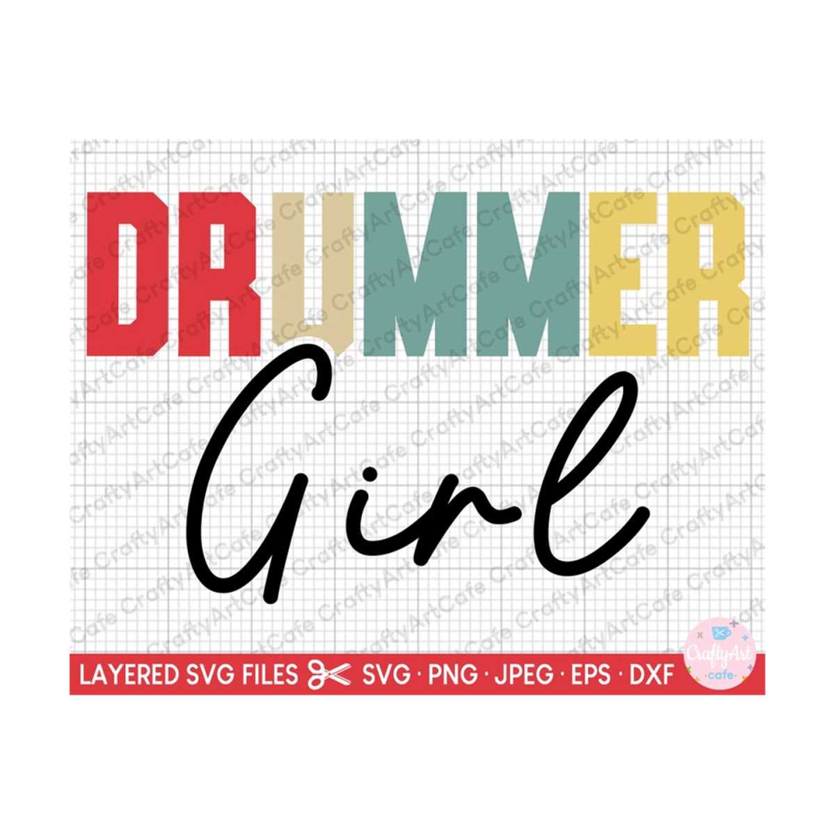 drummer png for girls drummer svg drummer eps drummer girl | Inspire Uplift