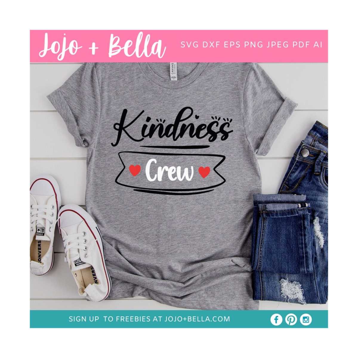 Kindness Crew Svg, Kindness Svg, Kindness Matters SVG, Be Ki | Inspire ...