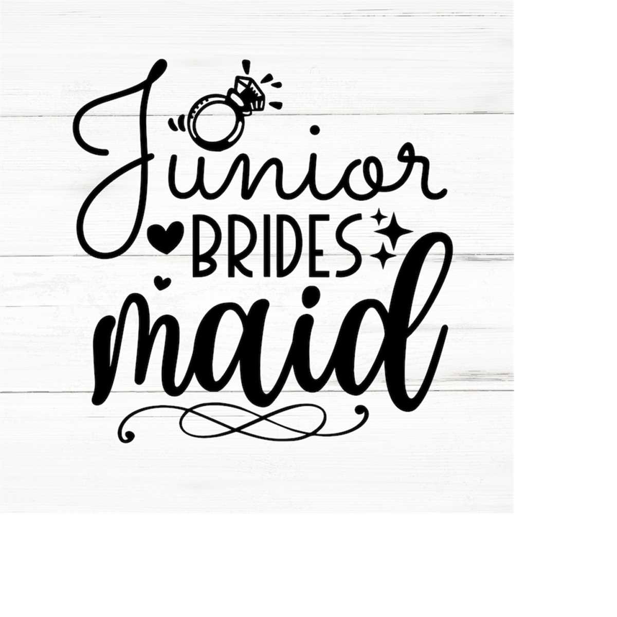 Junior Brides svg, marriage svg,bridal party svg,bride svg,b | Inspire ...