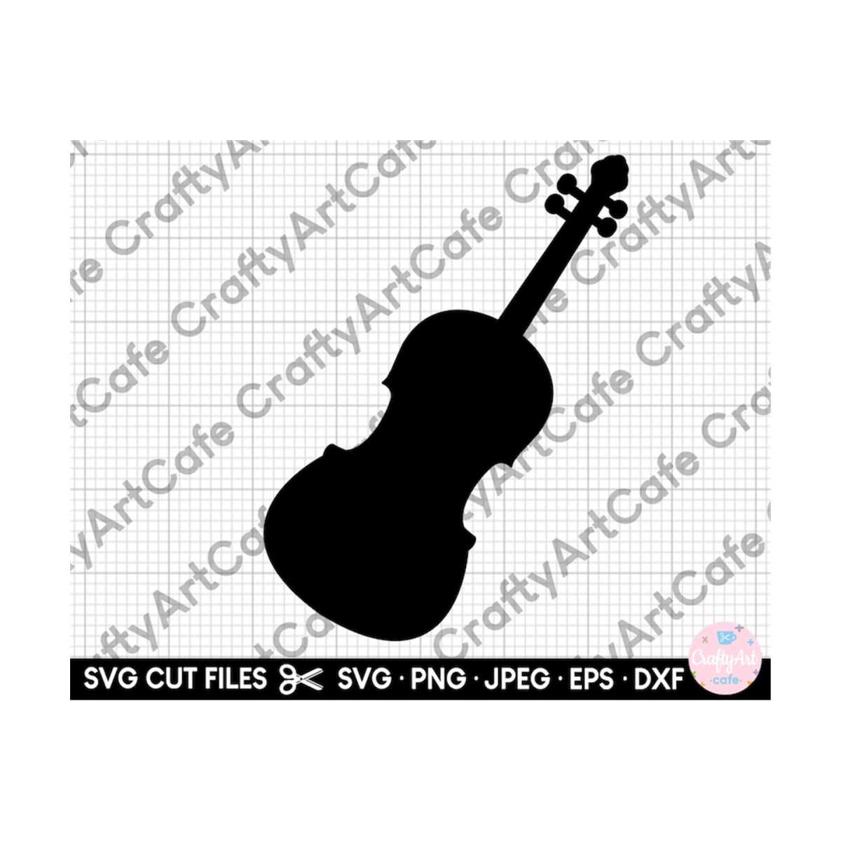 violin silhouette svg violin silhouette png violin cut file - Inspire ...