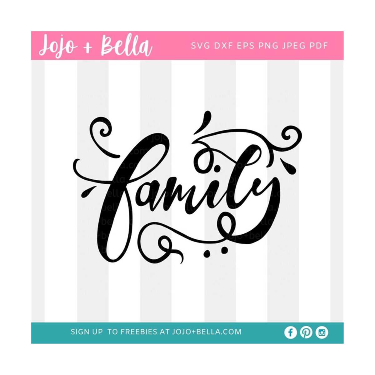 Family Svg, Family Script Svg, Family Sign Svg, Family Shirt - Inspire ...