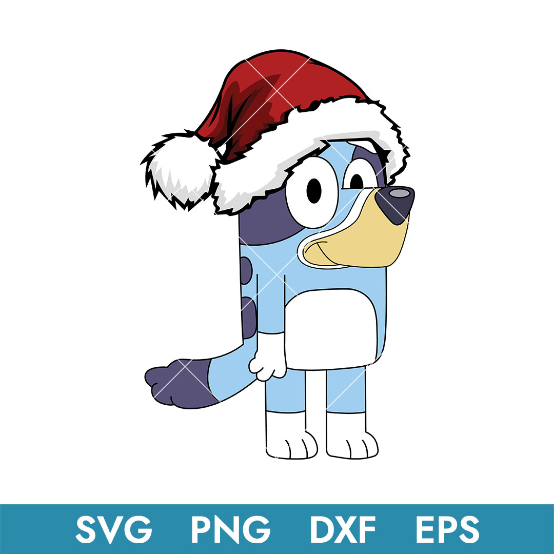 Bluey Dog Christmas Svg, Blue, Bluey, Bluey Svg, Blue Dog, B | Inspire ...