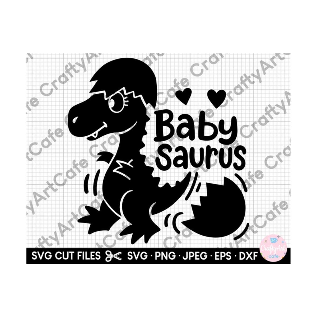 baby saurus svg cute saurus svg baby dino design for cricut | Inspire ...