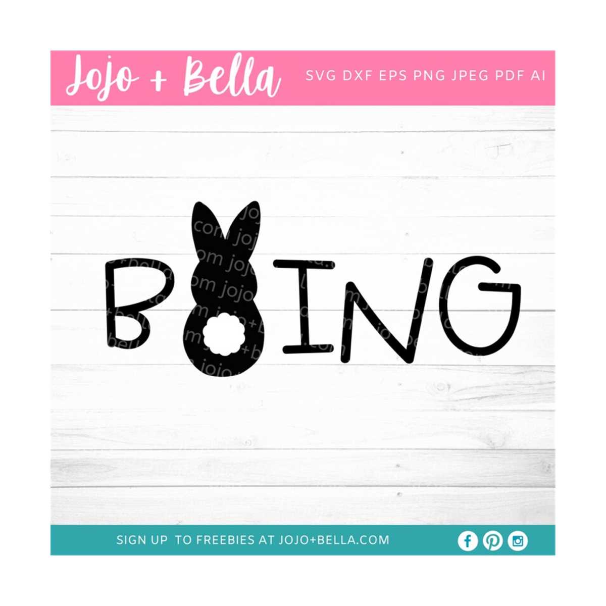 Easter Svg, Boing Svg, Easter Bunny SVG, Boy Bunny Svg, Girl - Inspire ...