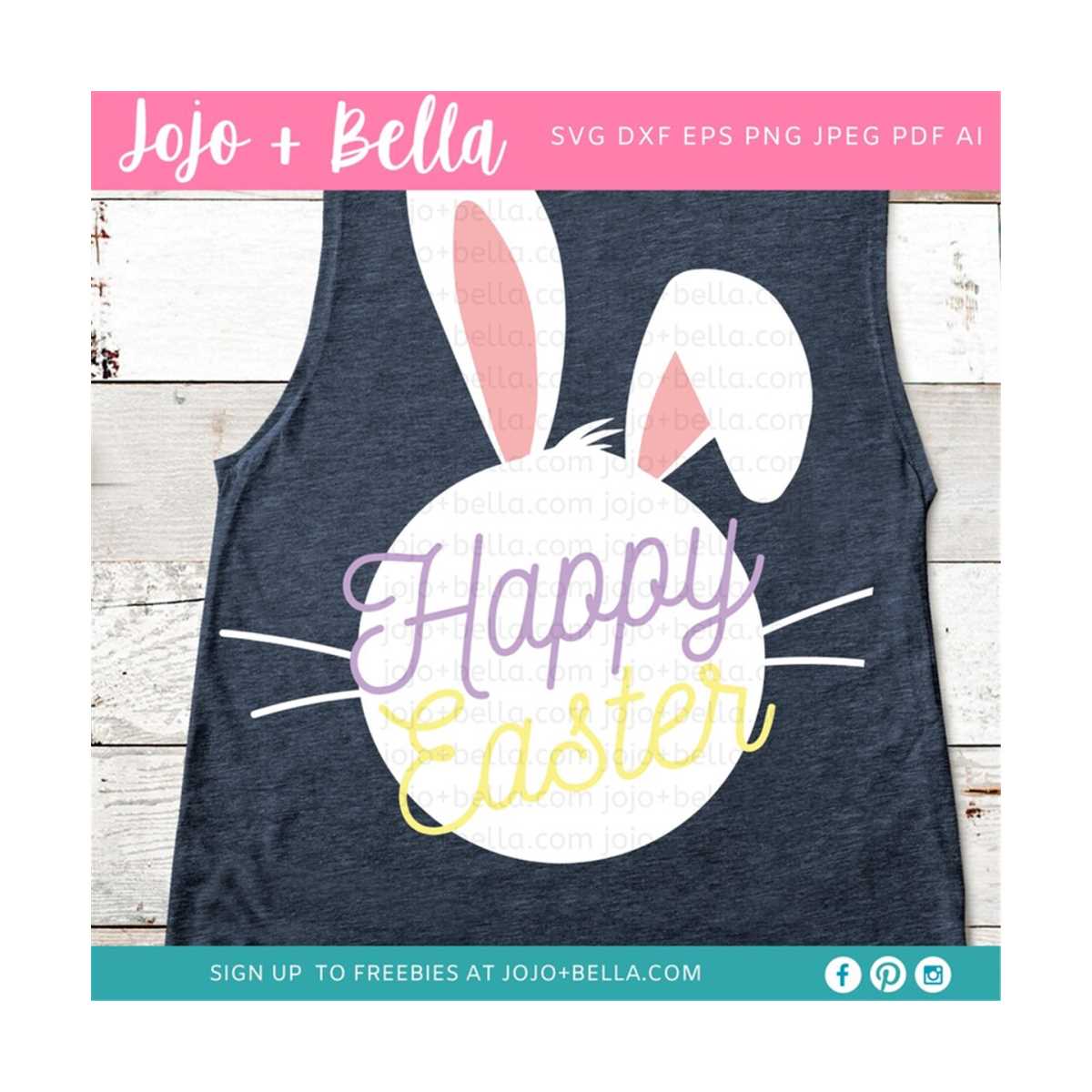 Easter Svg, Easter Bunny SVG, Bunny Svg, Happy Easter Svg, S | Inspire Uplift