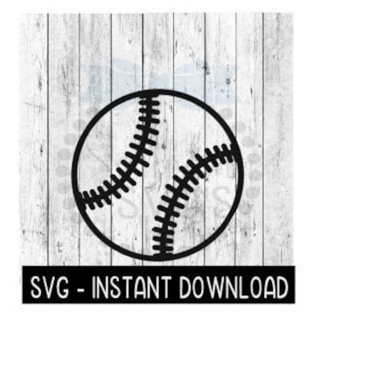 Baseball Sports SVG, Baseball SVG Files, Instant Download, C | Inspire ...