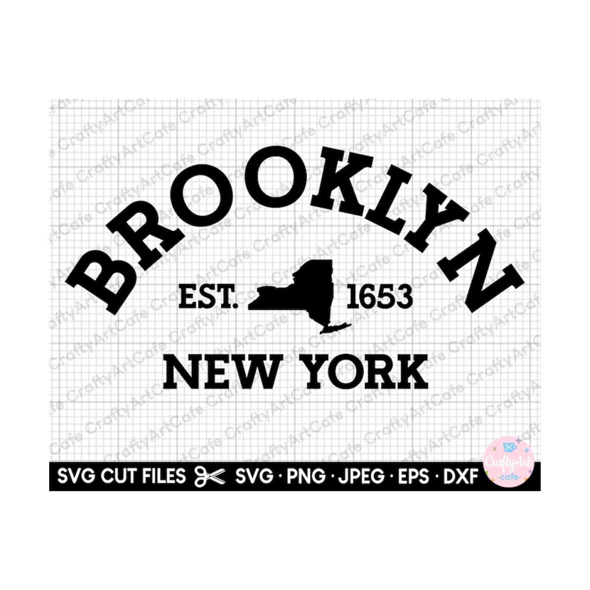 brooklyn svg brooklyn png cricut cut file | Inspire Uplift