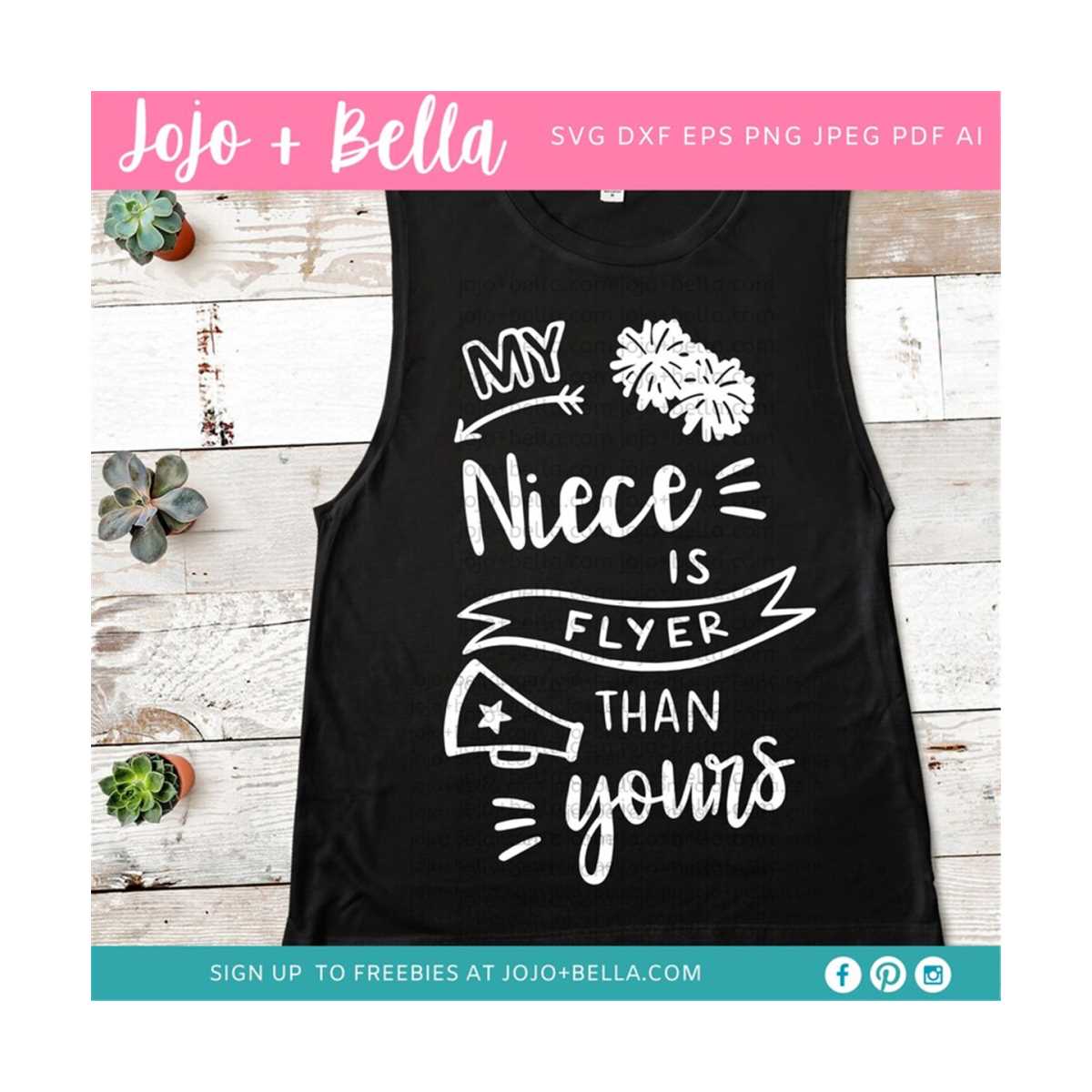 My Niece Is Flyer Than Yours Svg, Cheerlife SVG, Cheer SVG, | Inspire ...