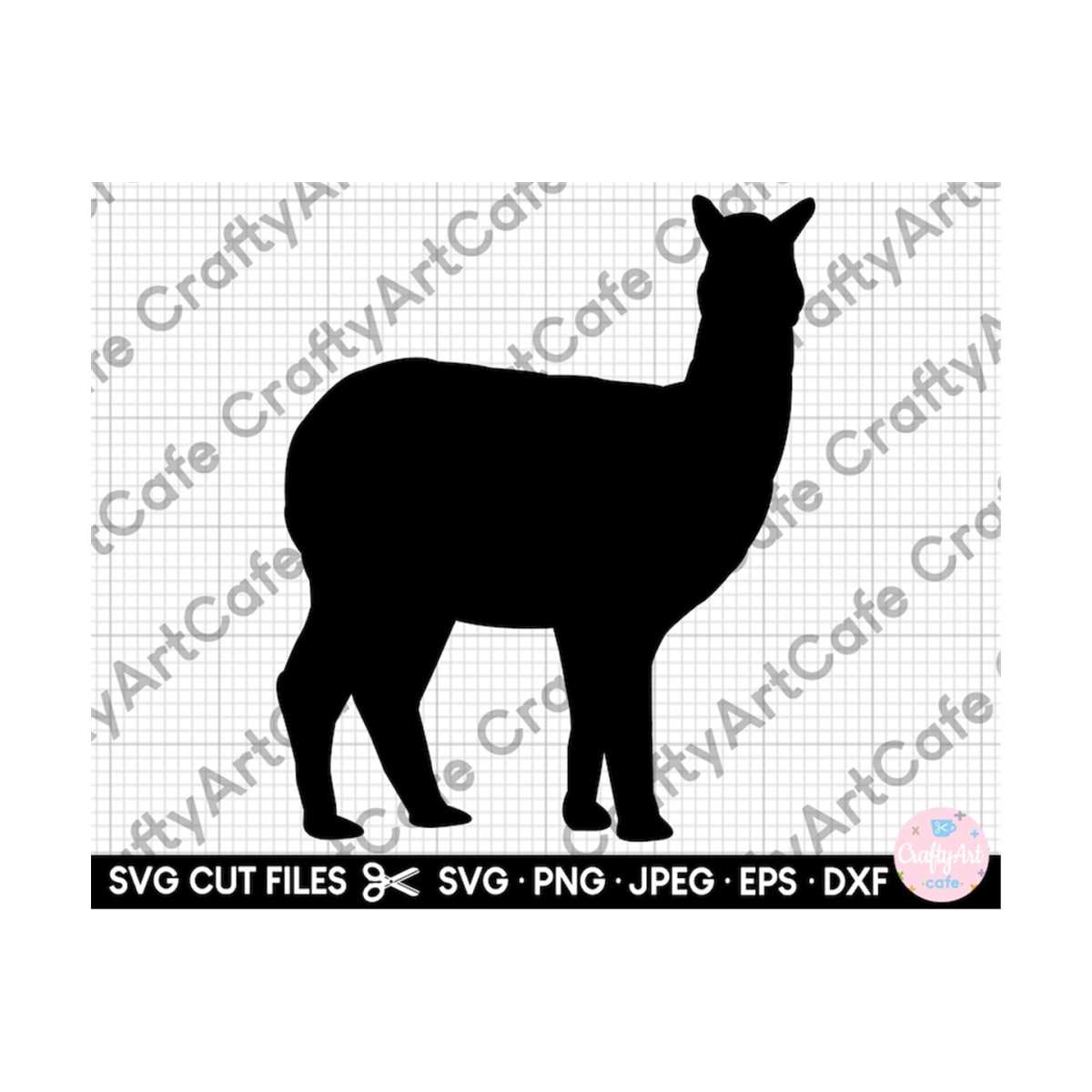alpaca silhouette svg alpaca silhouette png alpaca clipart | Inspire Uplift