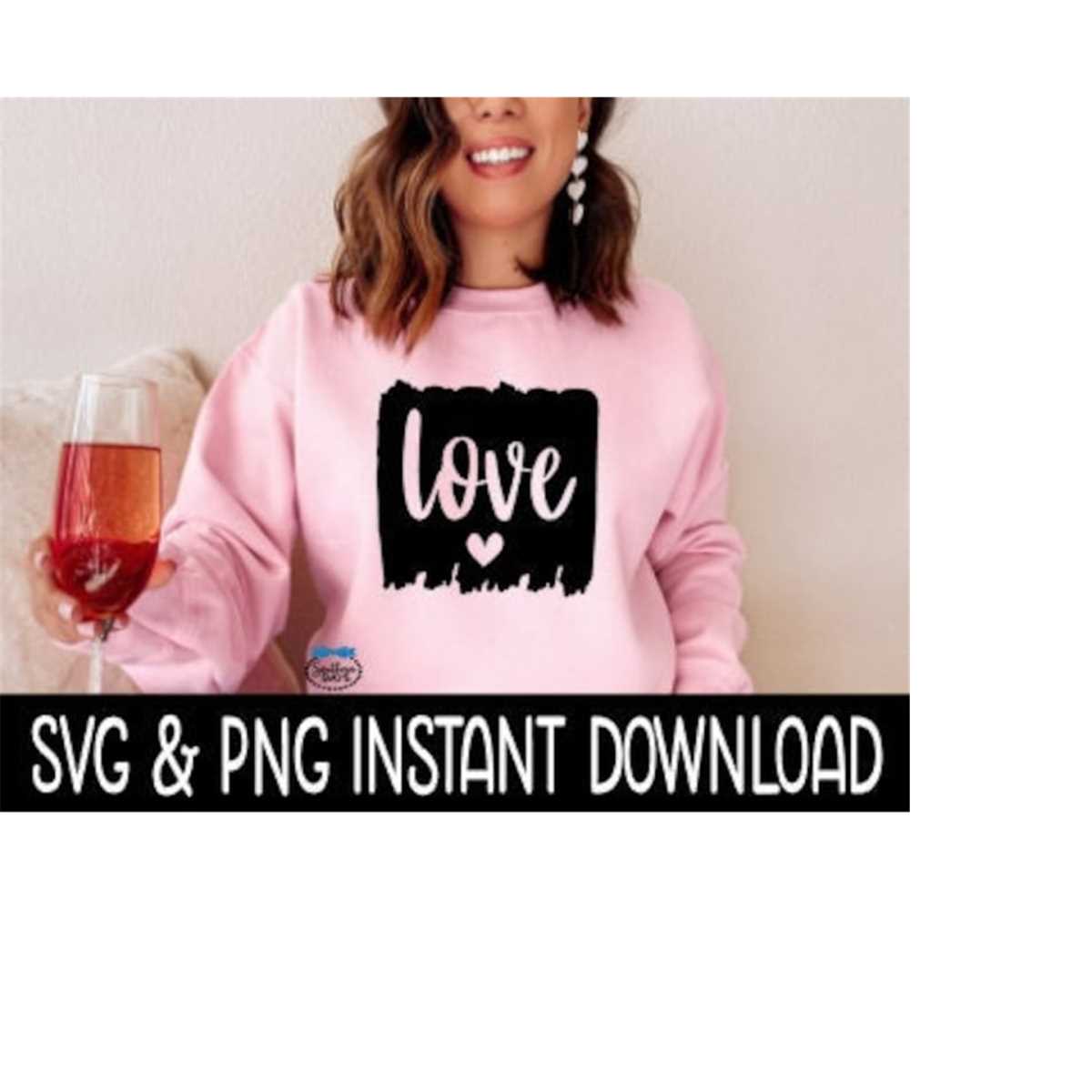 Love Paint Brush Strokes, PNG Valentine's Day Love SVG, SVG | Inspire ...