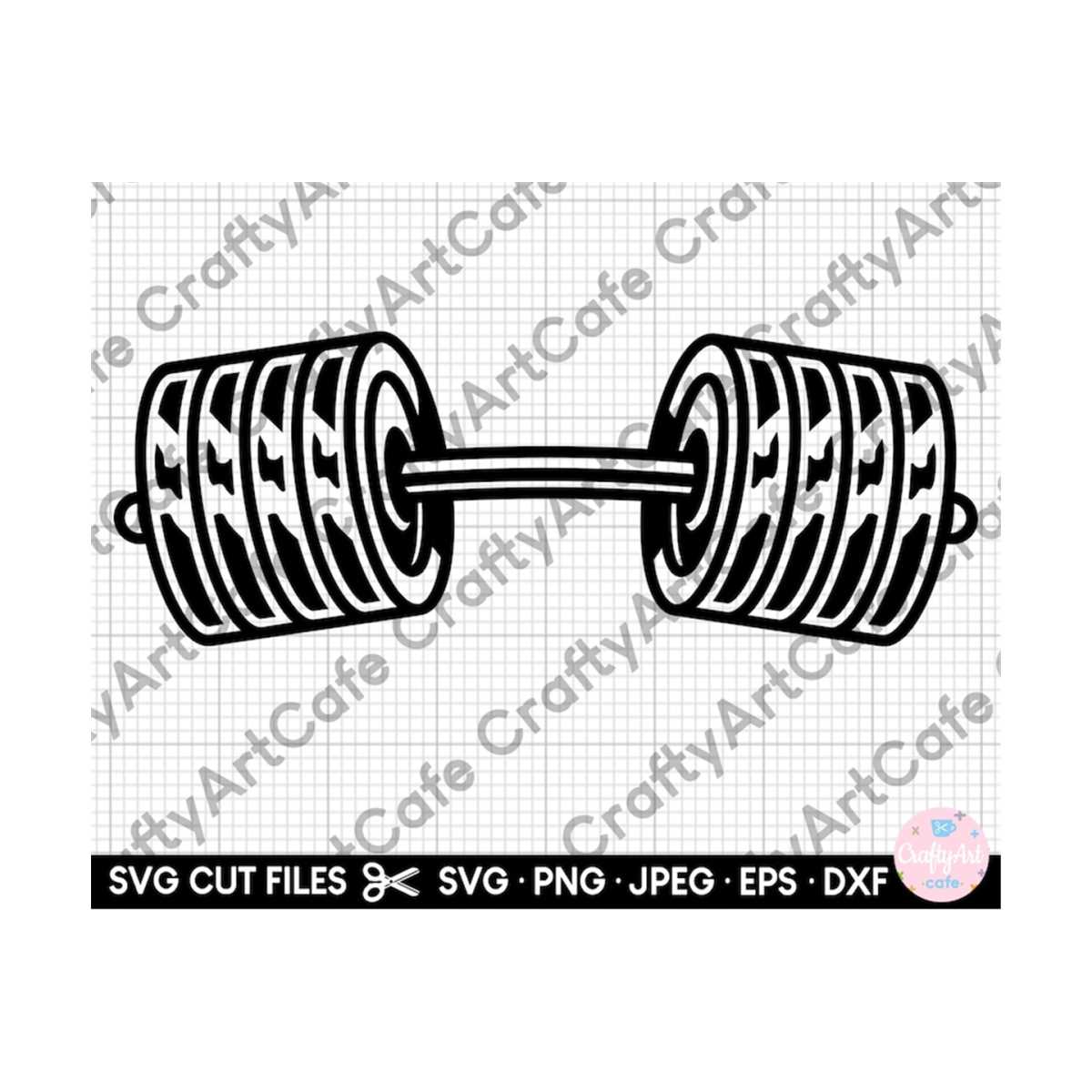 barbell svg weights svg barbell png weights png barbell clip | Inspire ...