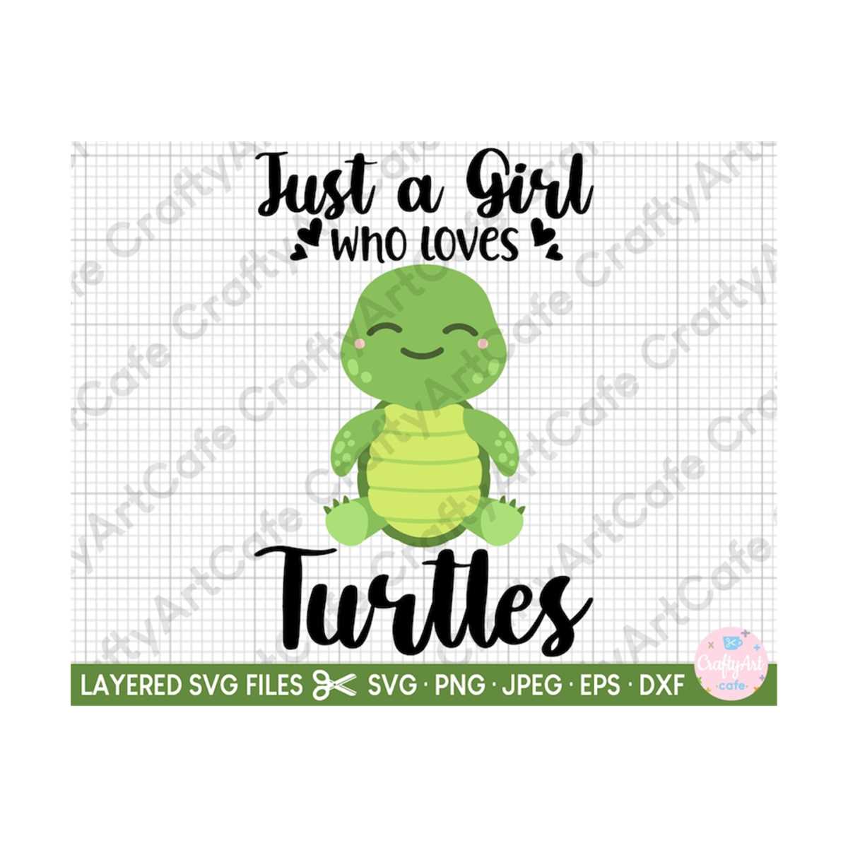 turtle svg png just a girl who loves turtles svg for cricut | Inspire ...