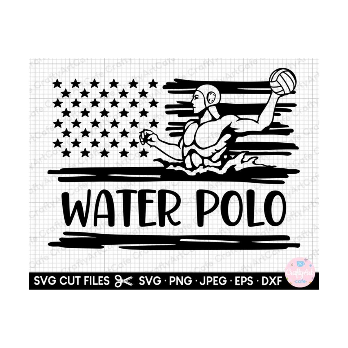 water polo design svg png cricut water polo | Inspire Uplift