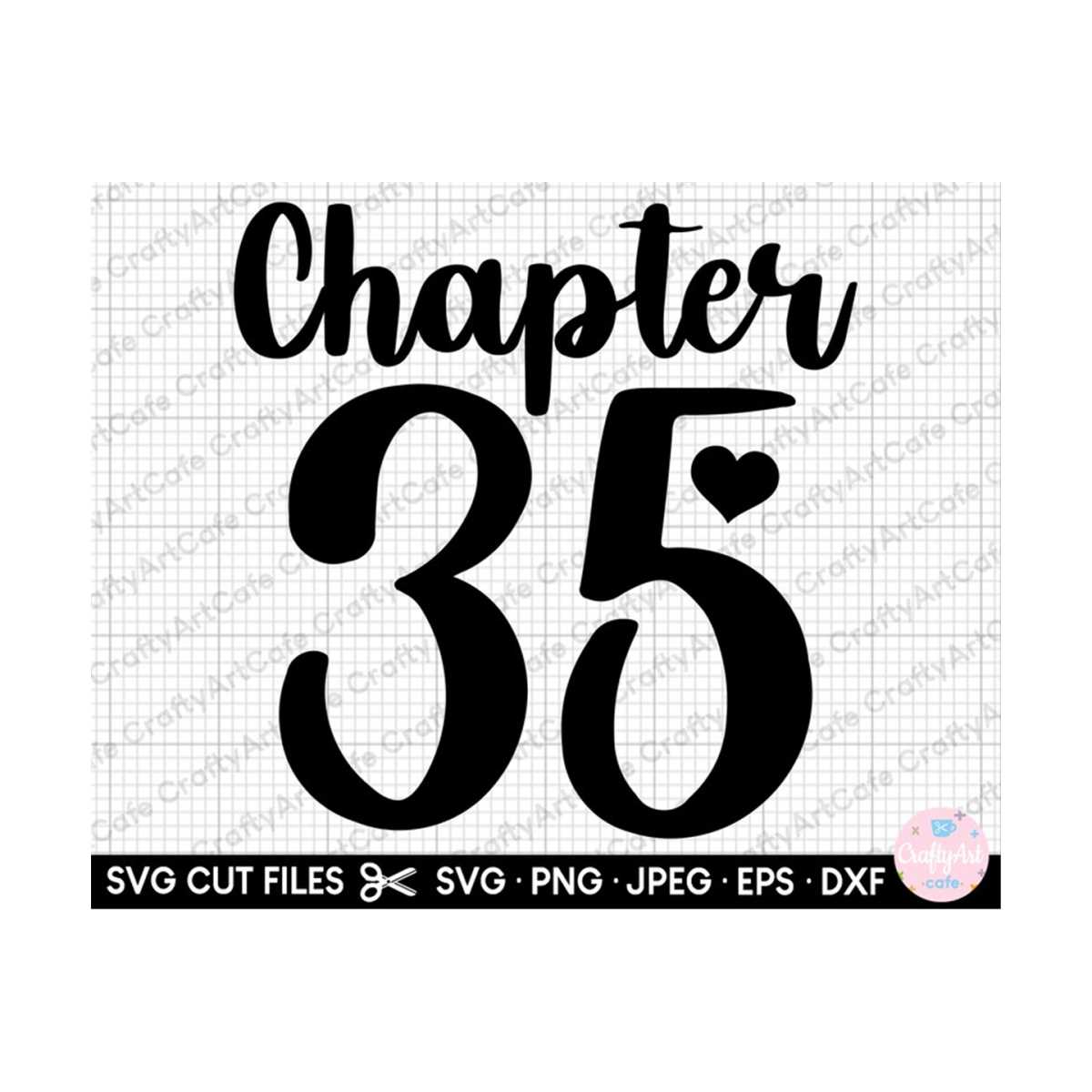 chapter 35 35th birthday svg 35 years old svg 35th birthday - Inspire Uplift