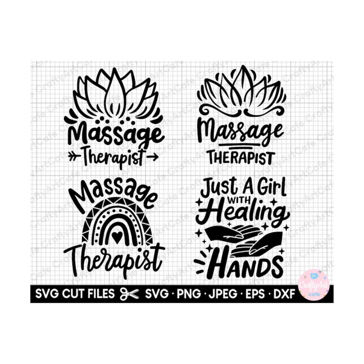 Massage Svg Massage Png Massage Therapist Svg Cut File Cricu Inspire