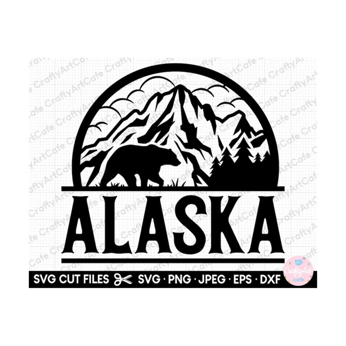 alaska svg, alaska png, alaska svg for cricut | Inspire Uplift