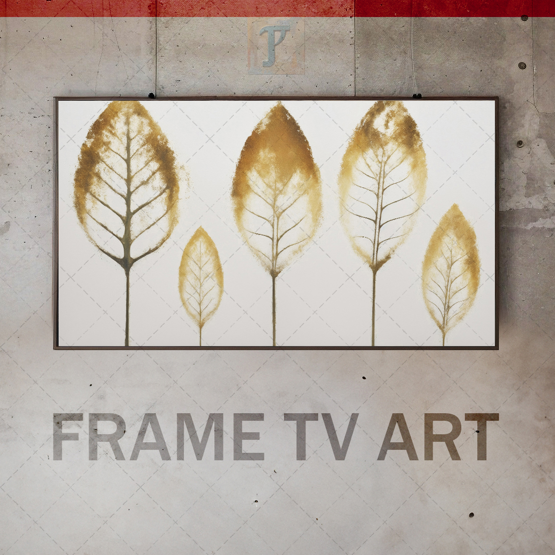 Samsung Frame TV Art Digital Download, Frame TV Leaf imprint | Inspire ...