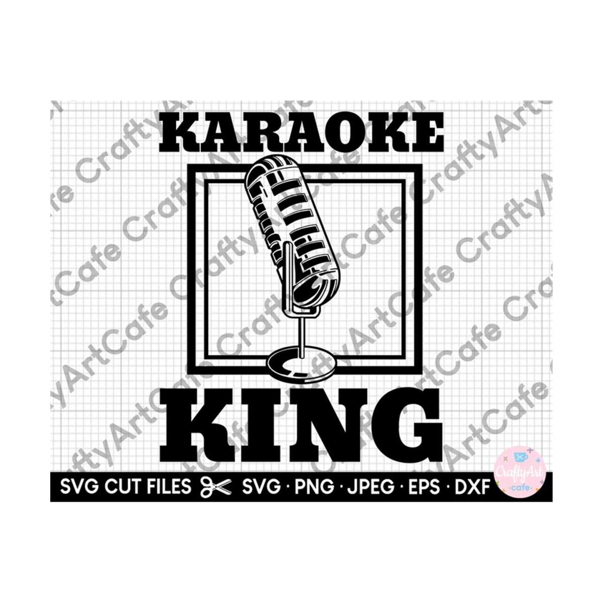 karaoke king svg png karakoke night svg for cricut cut file | Inspire ...