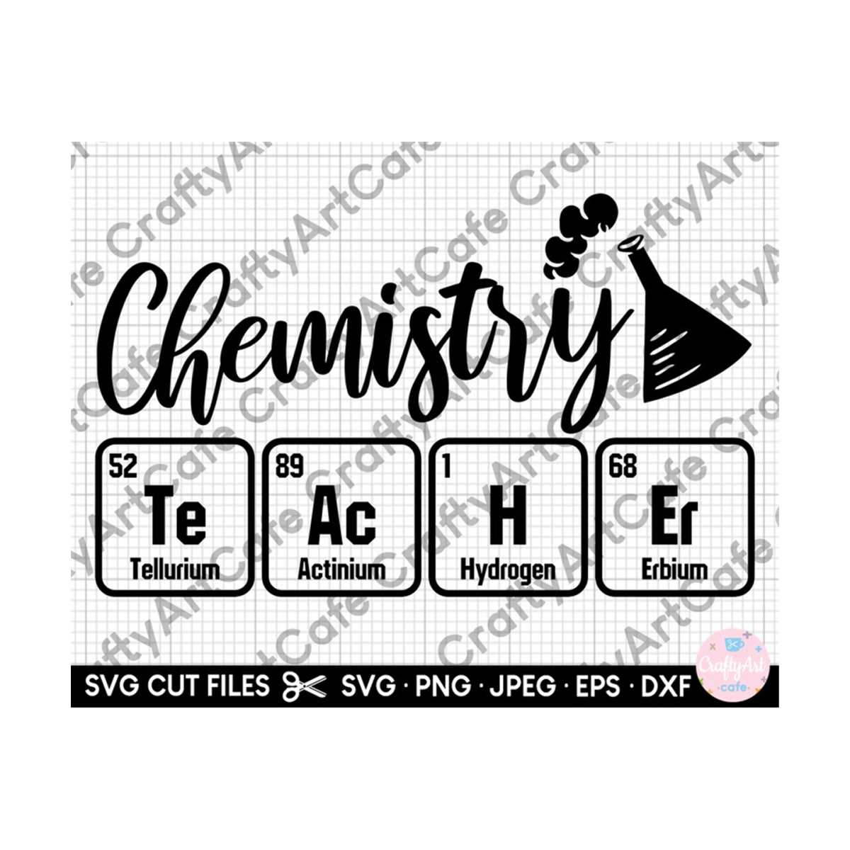 Chemistry Teacher SVG |Elements SVG | Science Teacher SVG | Inspire Uplift