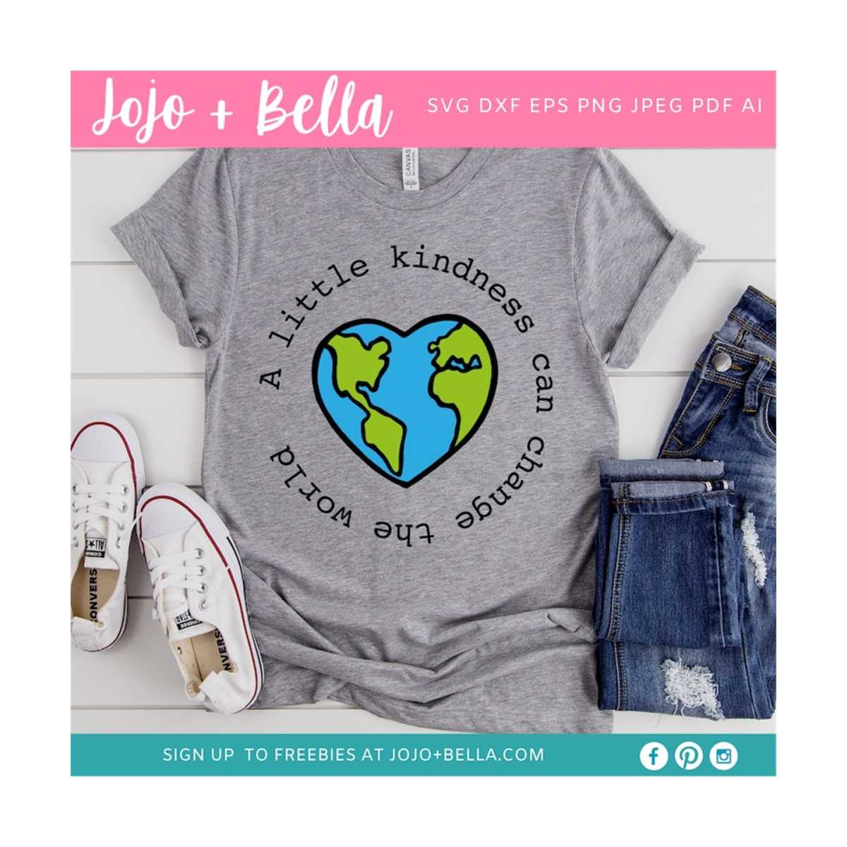A Little Kindness Can Change The World Svg, Kindness Svg, Ki - Inspire ...