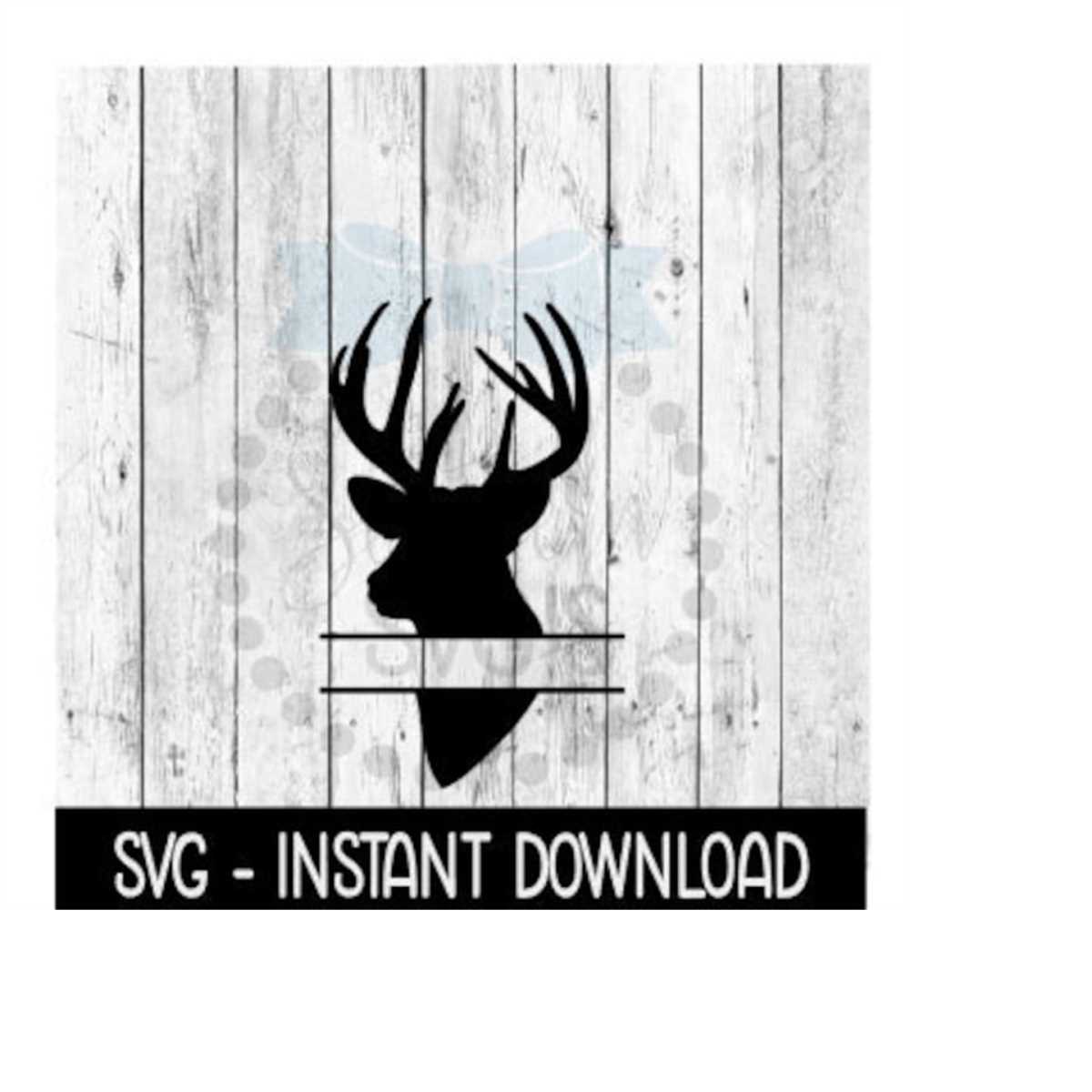 Deer Split Frame SVG, Deer SVG Files, Farmhouse Sign SVG Ins | Inspire ...