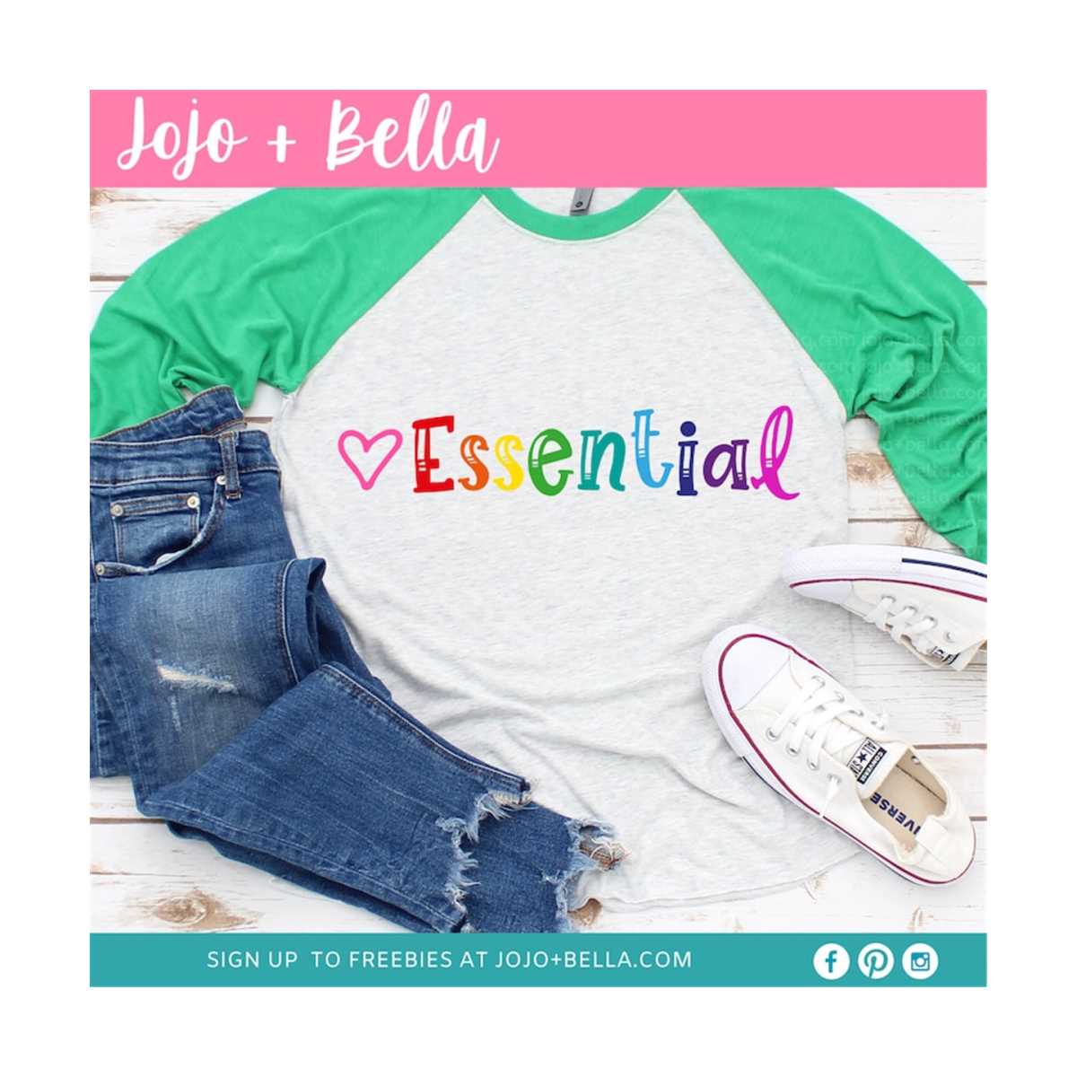 Essential Svg - Rainbow Svg, Essential Worker Svg, Nurse svg | Inspire Uplift