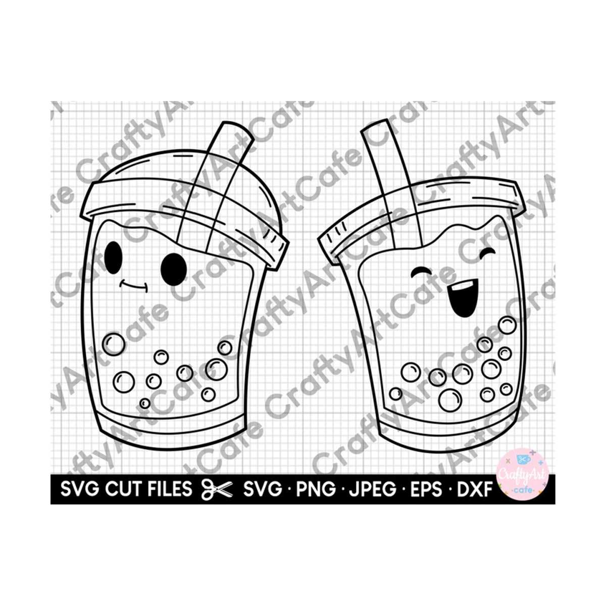boba tea svg bubble tea svg for cricut cut file eps jpg png | Inspire ...