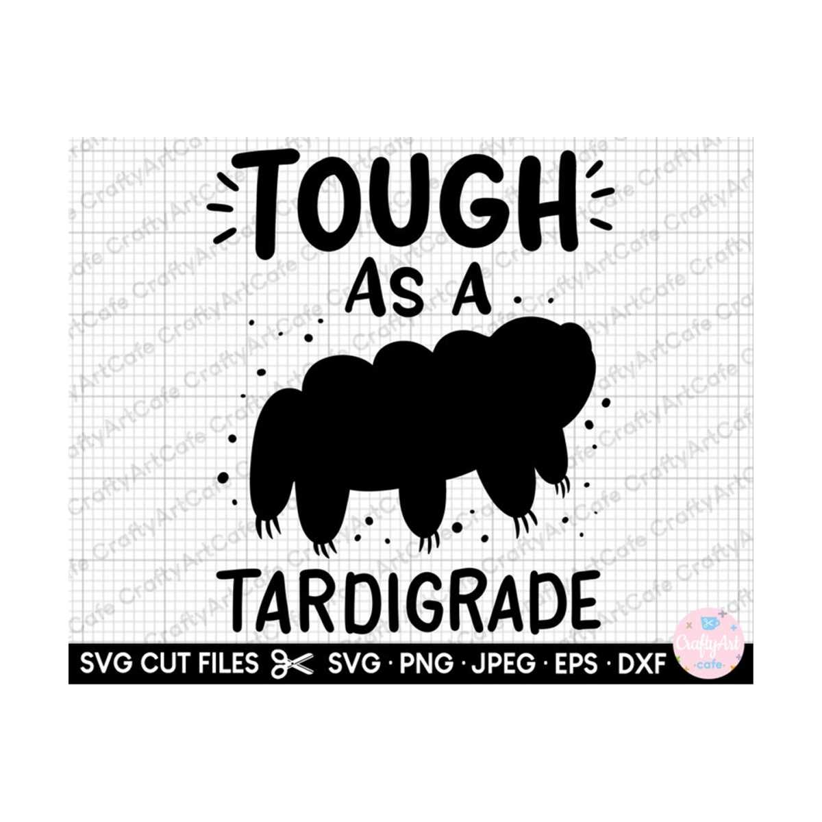 tardigrade svg png eps dxf cut file cricut tardigrade biolog | Inspire ...