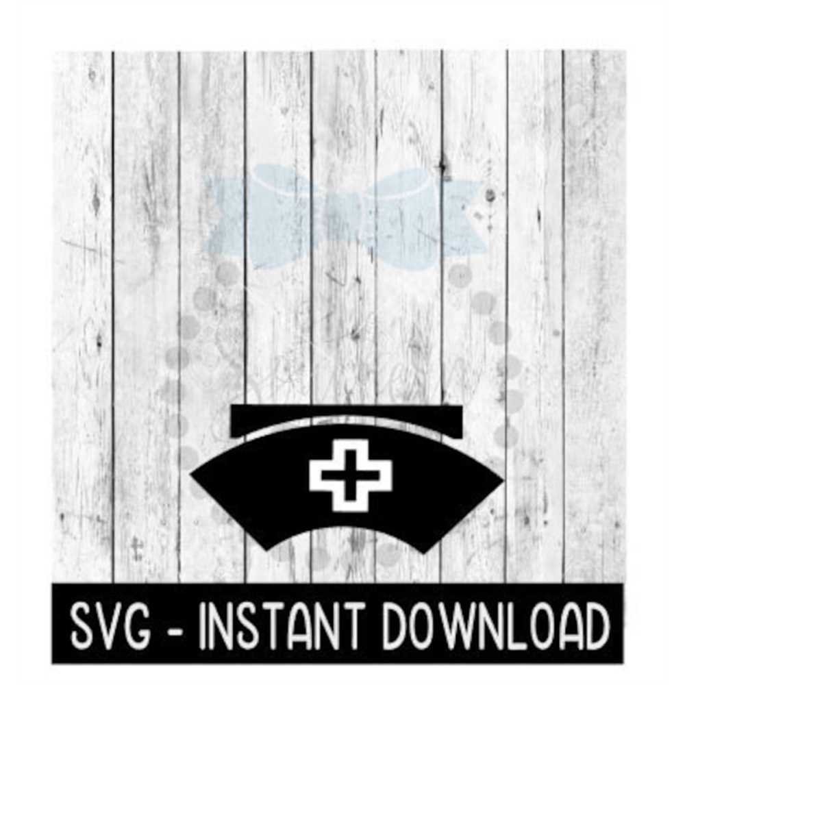 Nurse Hat SVG, Nurse's Cap SVG Files, Instant Download, Cric | Inspire ...