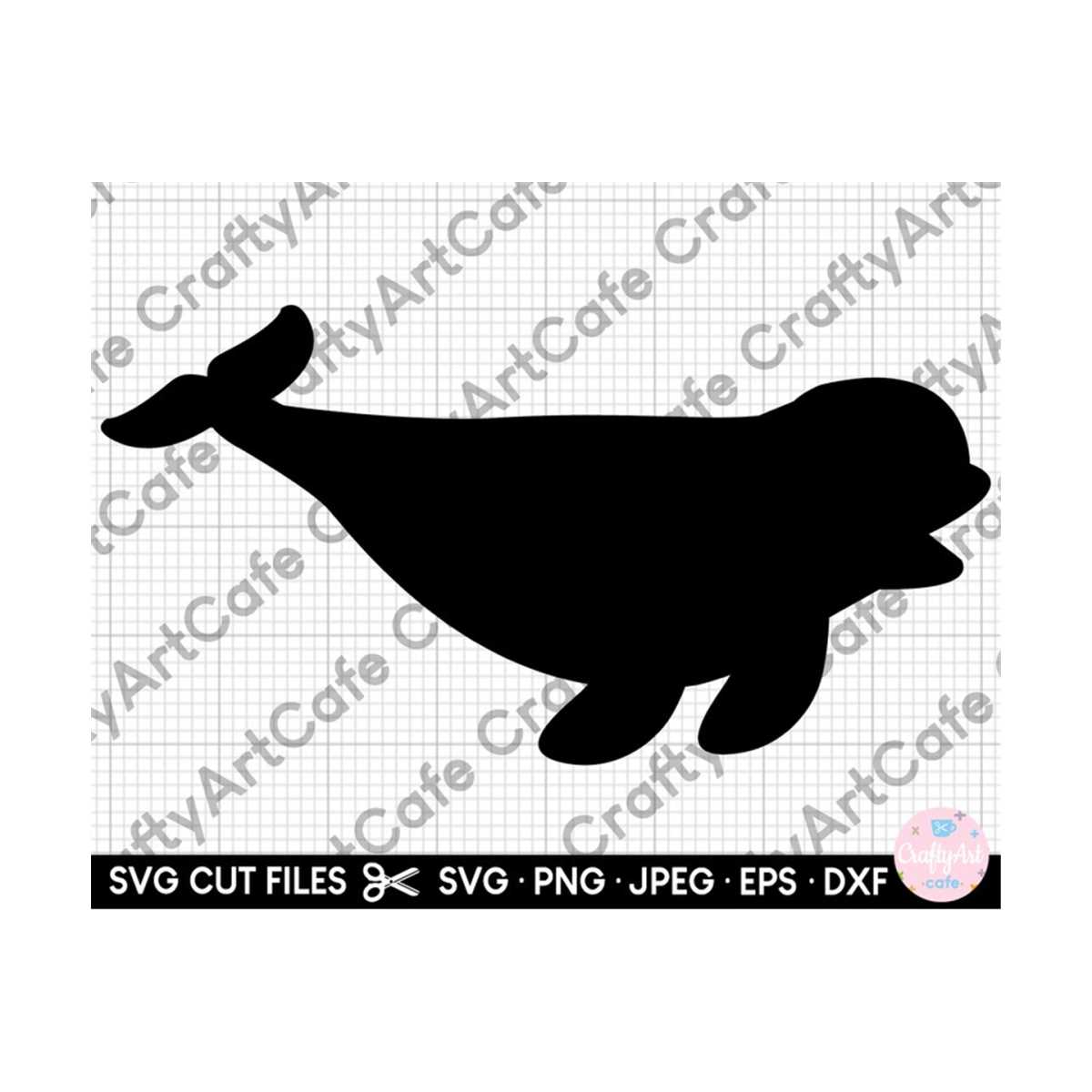 beluga silhouette svg beluga silhouette png beluga clipart | Inspire Uplift