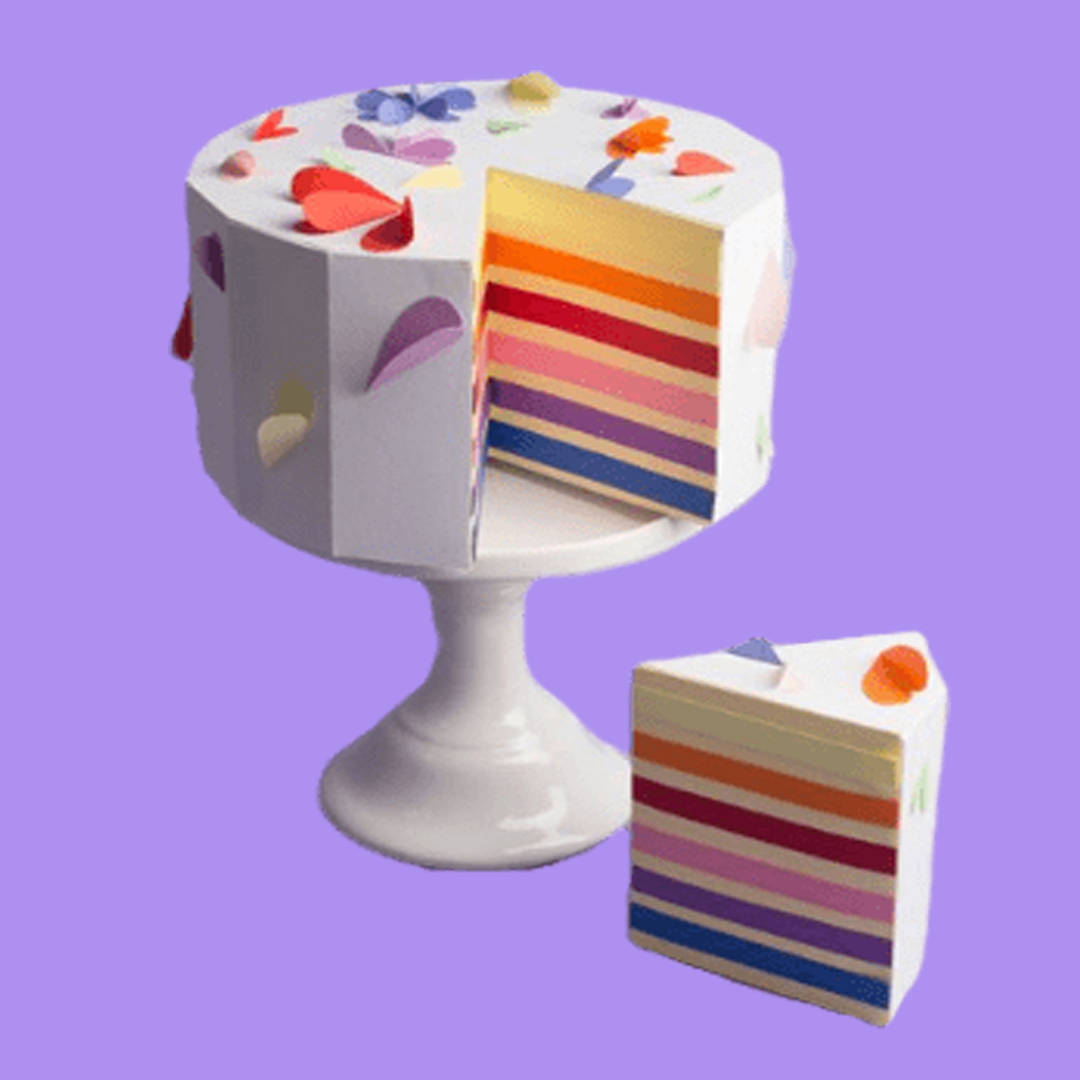 Paper cake, PDF file, papercraft. | Inspire Uplift