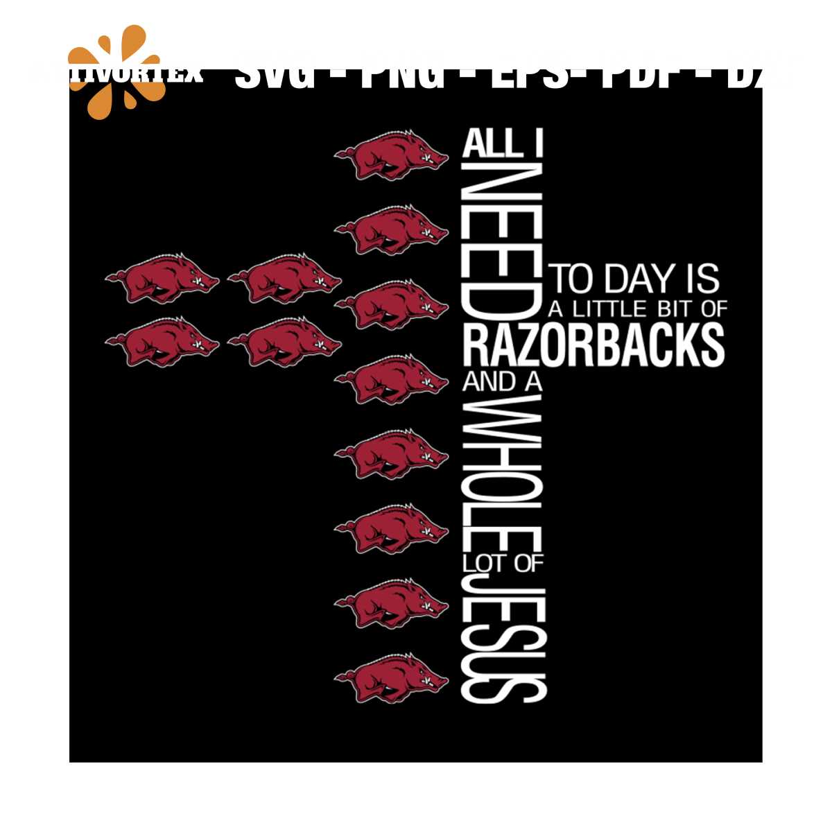 Razorbacks svg | Inspire Uplift