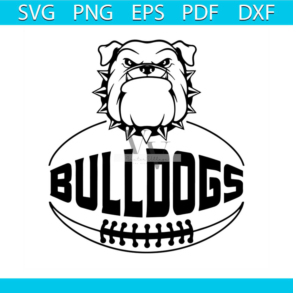 Mascot Bulldog svg | Inspire Uplift